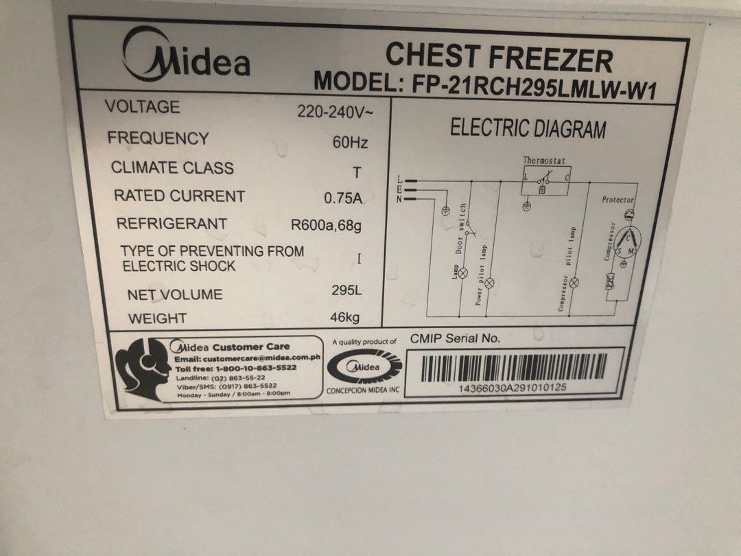 Midea Chest Freezer on Carousell