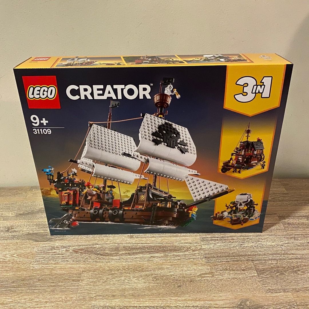 MISB Lego 31109 Creator 3-in-1 Pirate Ship (2020) - Bundle 4184 4195 ...