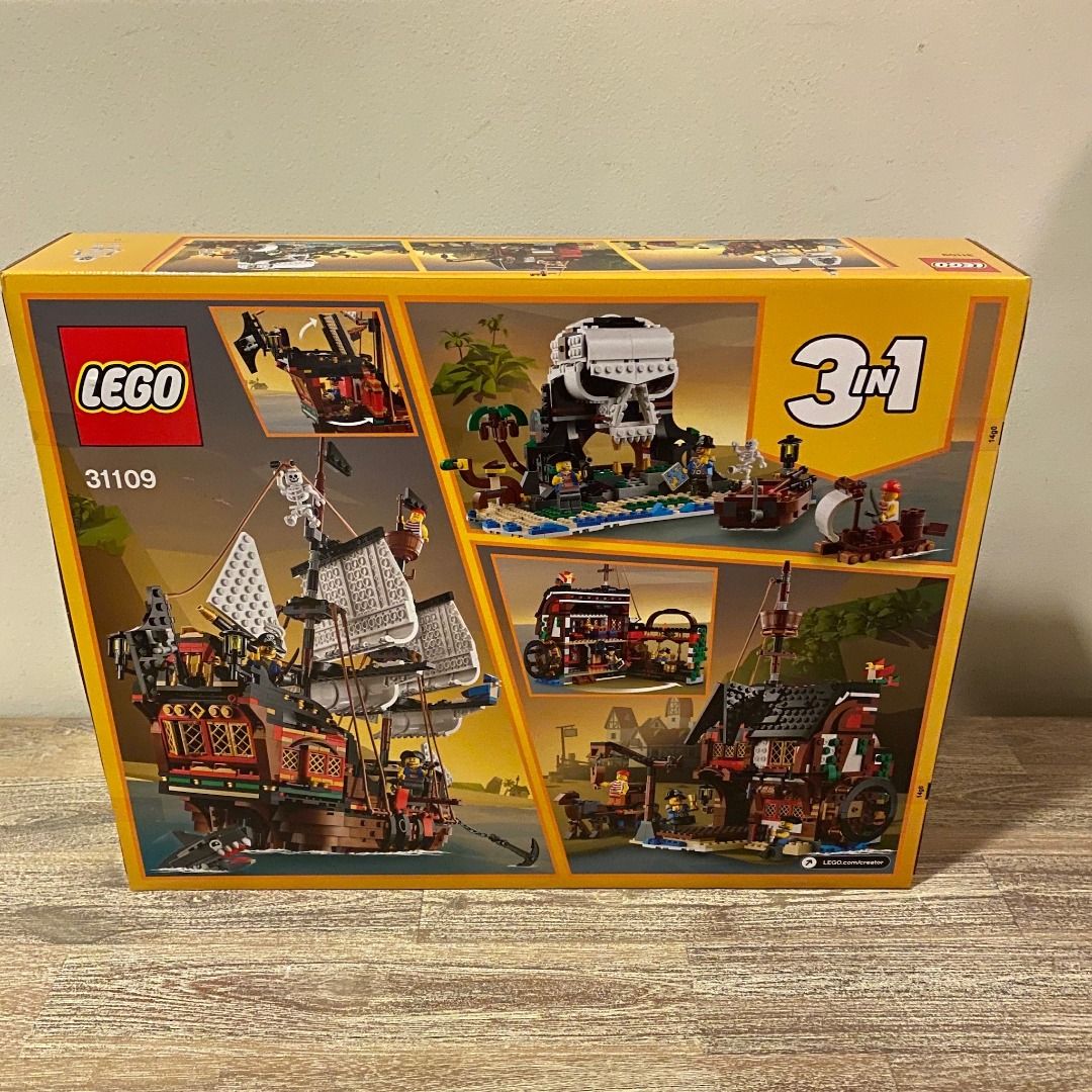 MISB Lego 31109 Creator 3-in-1 Pirate Ship (2020) - Bundle 4184 4195 ...