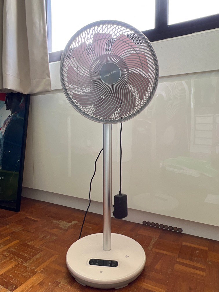 Mistral High Velocity Oscillating Pink Fan, Furniture & Home Living ...