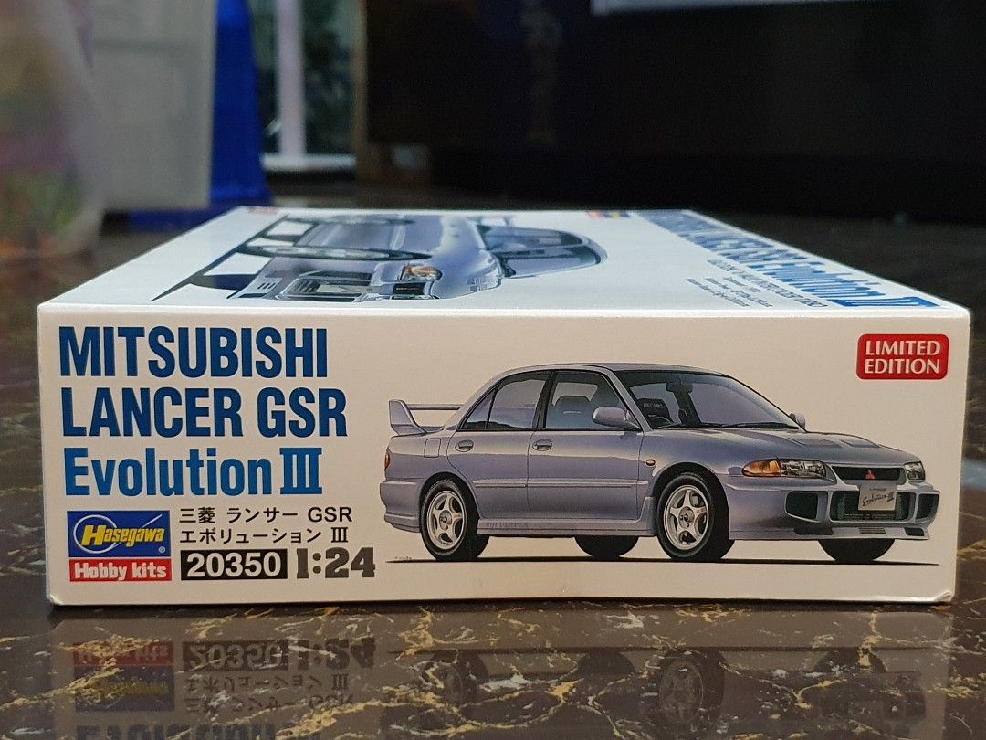 Mitsubishi Lancer GSR Evo 3 (model kit), Hobbies & Toys, Toys & Games ...