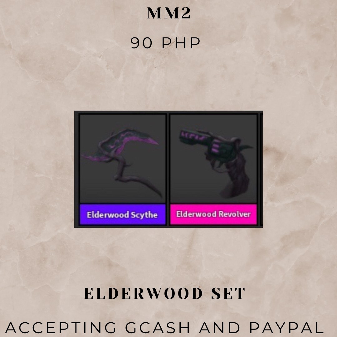 MM2 | Elderwood set, Video Gaming, Gaming Accessories, In-Game Products ...
