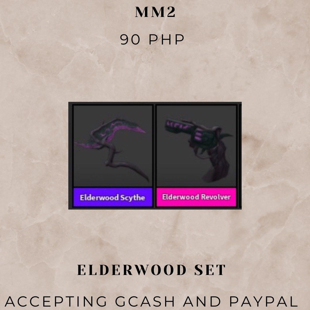 MM2 | Elderwood set, Video Gaming, Gaming Accessories, In-Game Products ...