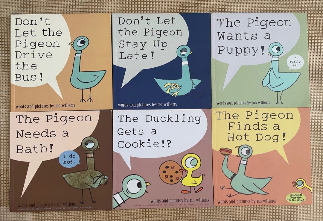 Mo Willems Pigeon Series, Hobbies & Toys, Books & Magazines, Children's ...