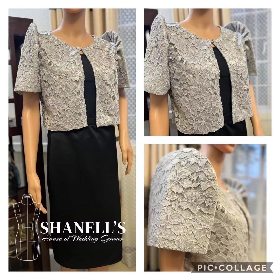 MODERN FILIPINIANA BOLERO| BEIGE-GRAY-BLUSH, Women's Fashion, Tops ...