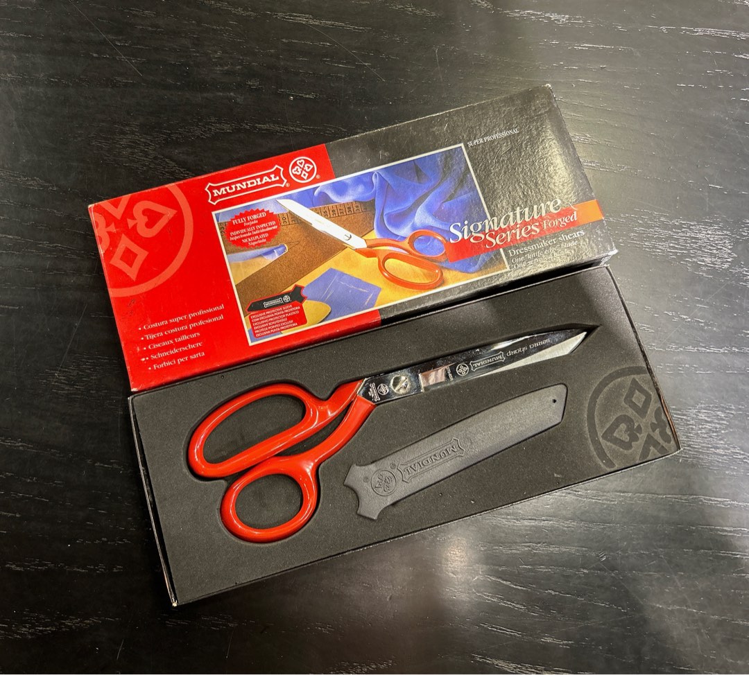 澳洲品牌MUNDIAL -布剪 Scissors Serra Sharp 8In - 20Cm, 興趣及遊戲, 手作＆自家設計, 工藝用品及 ...