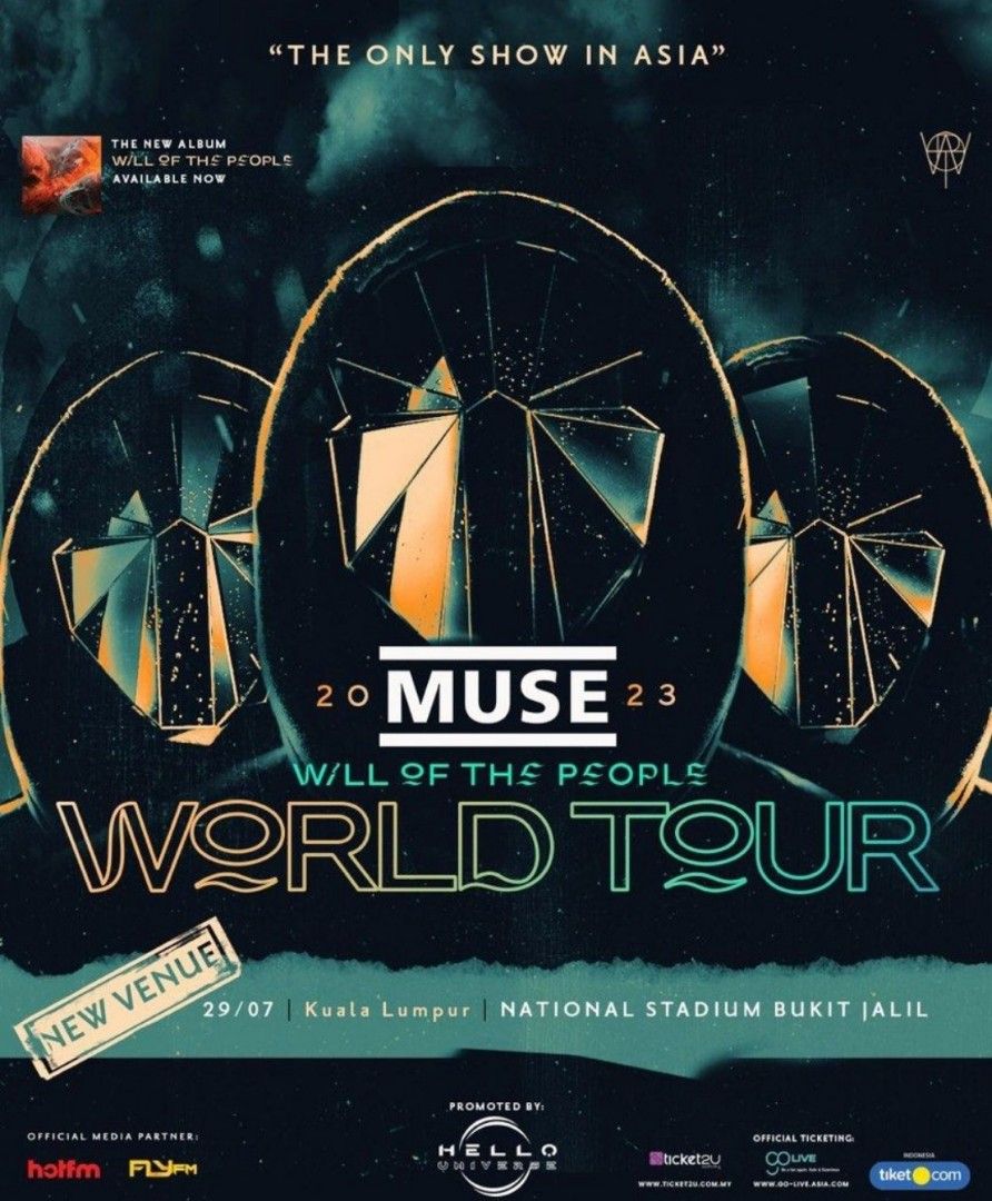 MUSE WORLD TOUR CONCERT ZONE B, Tickets & Vouchers, Event Tickets on ...