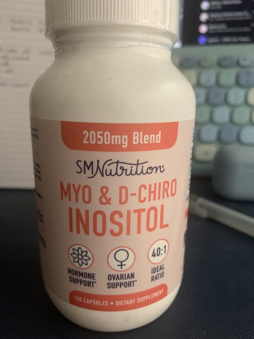 Myo D-Chiro Inositol (for PCOS), Health & Nutrition, Health Supplements ...