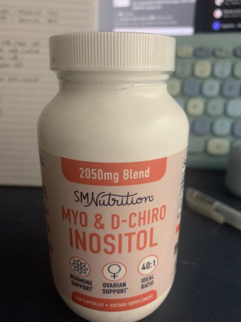 Myo D-Chiro Inositol (for PCOS), Health & Nutrition, Health Supplements ...