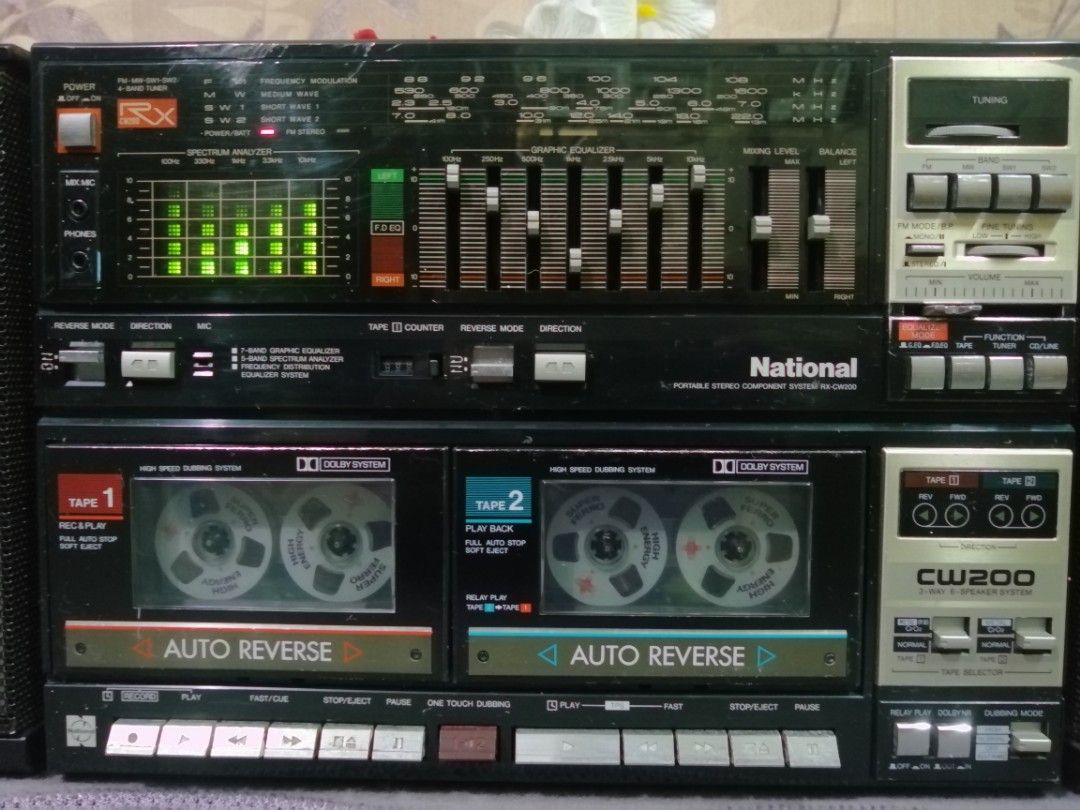 NATIONAL RX-CW200 RADIO CASSETTE, Audio, Portable Music Players on ...