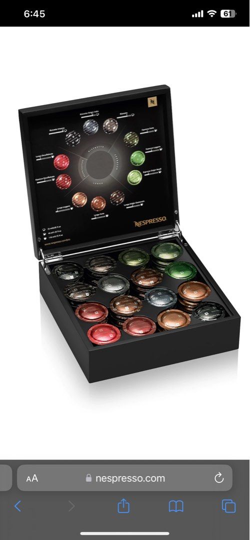 Nespresso capsule showcase box, TV & Home Appliances, Kitchen ...