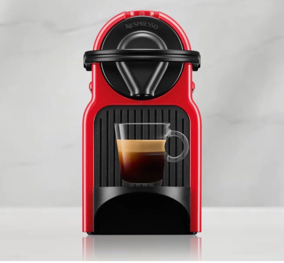 Nespresso Inissia Ruby Red, TV & Home Appliances, Kitchen Appliances ...
