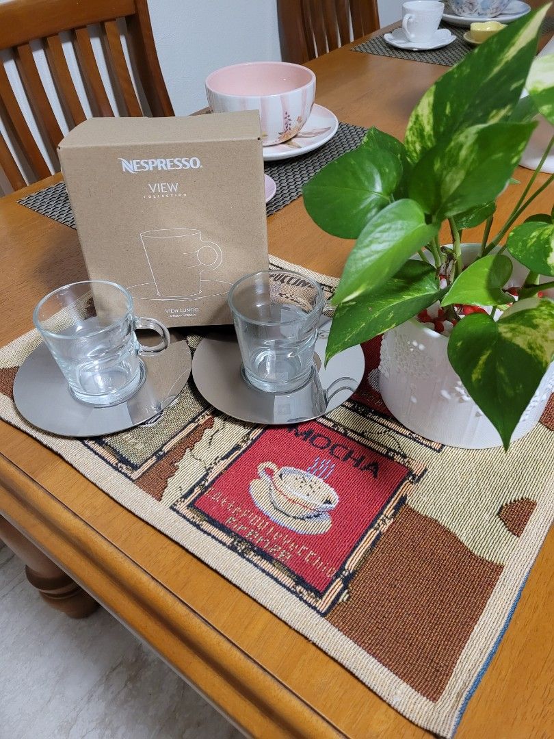 Nespresso View Lungo Cups x 2, Furniture & Home Living, Kitchenware ...