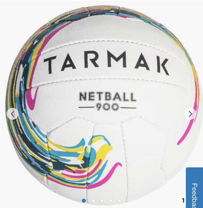 Netball Ball Tarmak NB900 - White, Sports Equipment, Sports & Games ...