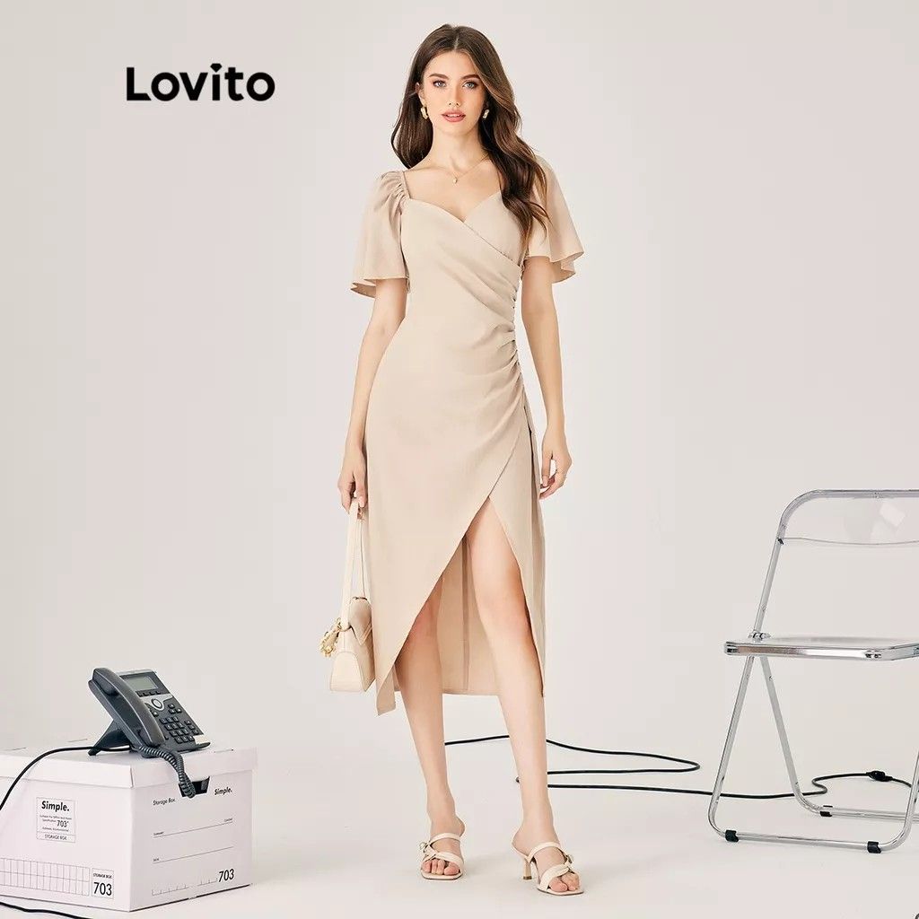 Neutral Color Dress on Carousell