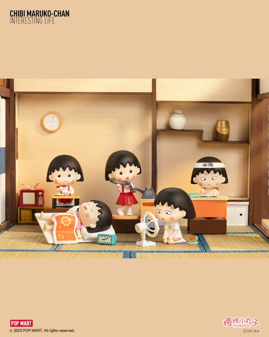 [NEW! POPMART] POPMART CHIBU MARUKO-CHAN'S INTERESTING LIFE SERIES FULL SET AND INDIVIDUAL ...