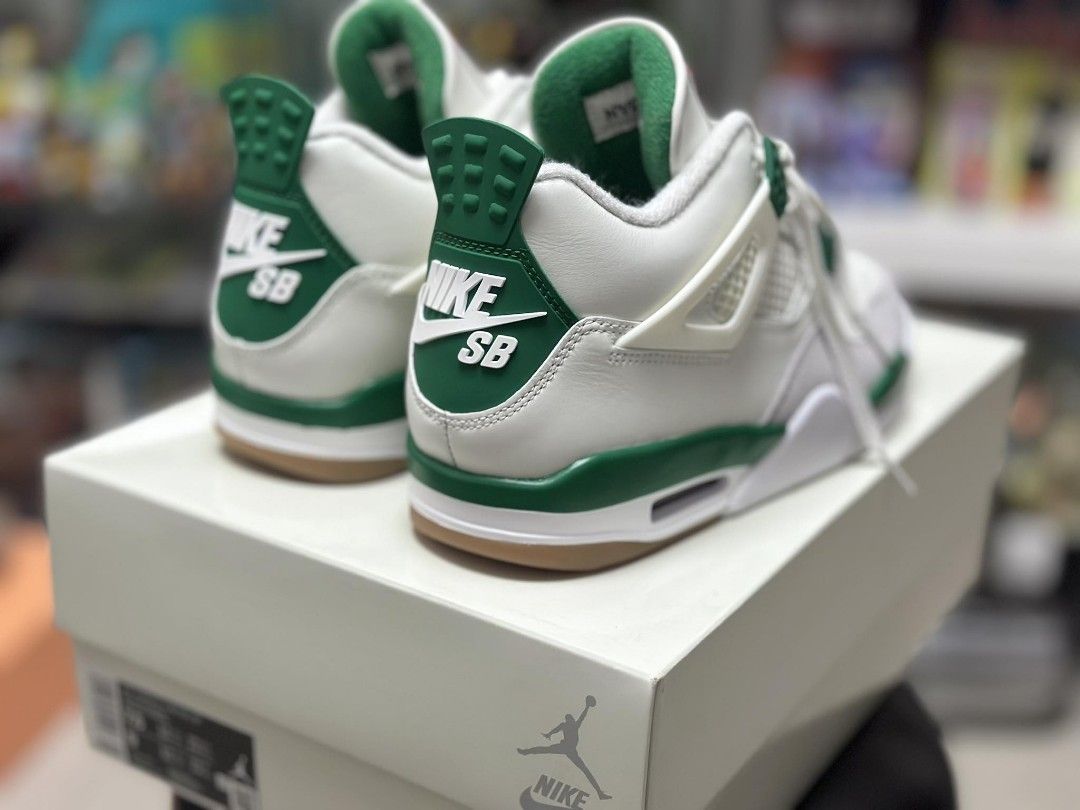 Nike Air Jordan 4 X SB Pine Green on Carousell