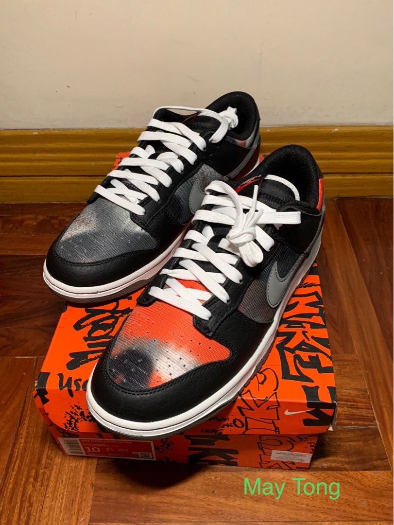 Nike dunk low " graffiti", Men's Fashion, Footwear, Sneakers on Carousell