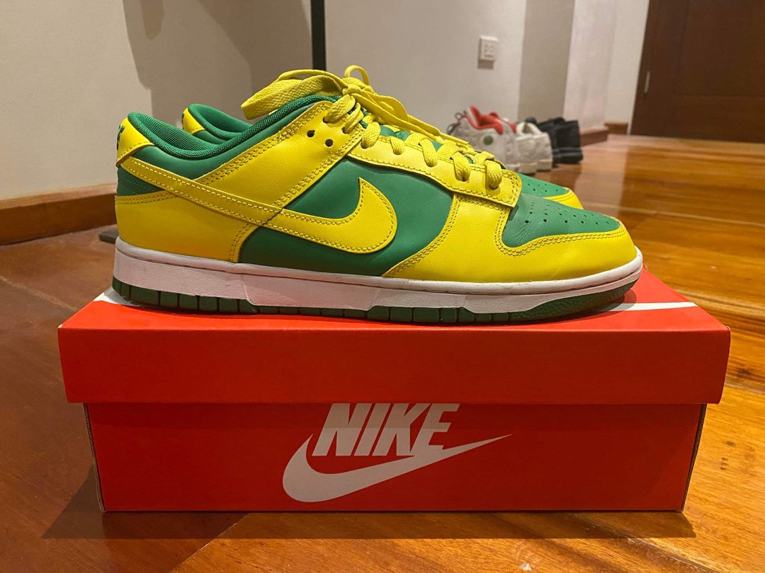 NIKE REVERSE BRAZIL DUNK LOWS on Carousell