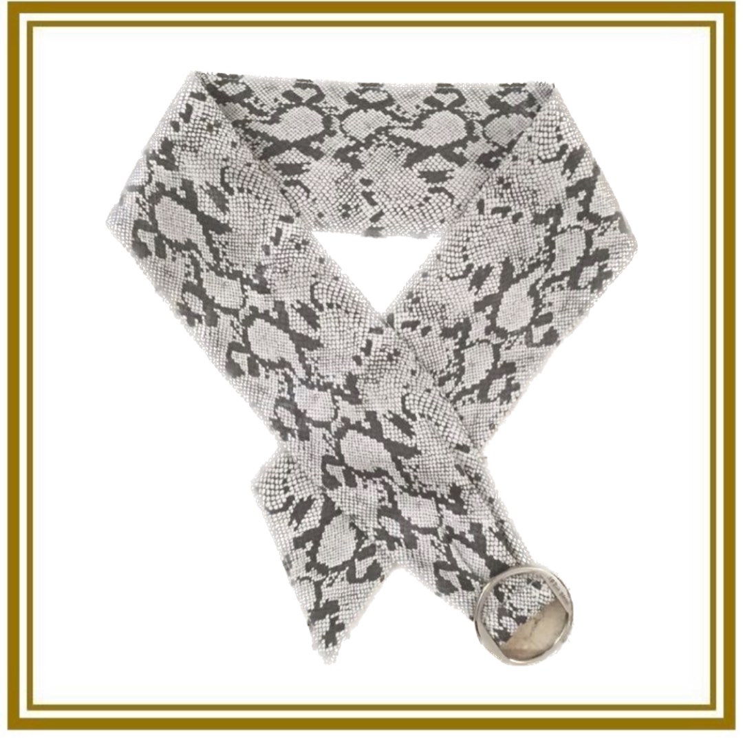 Nine West Snake Print Belt, Women's Fashion, Watches & Accessories ...