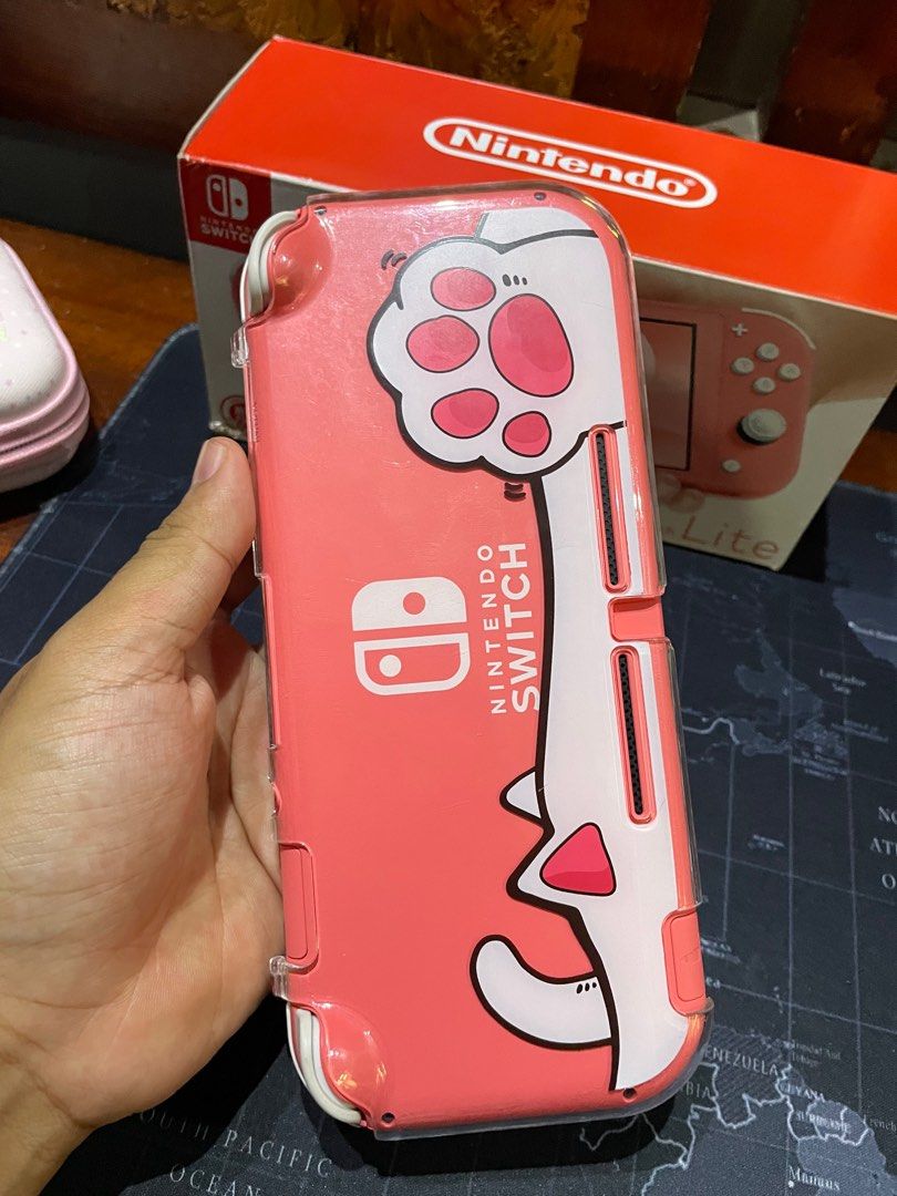 Nintendo Switch Lite coral pink, Video Gaming, Video Game Consoles ...