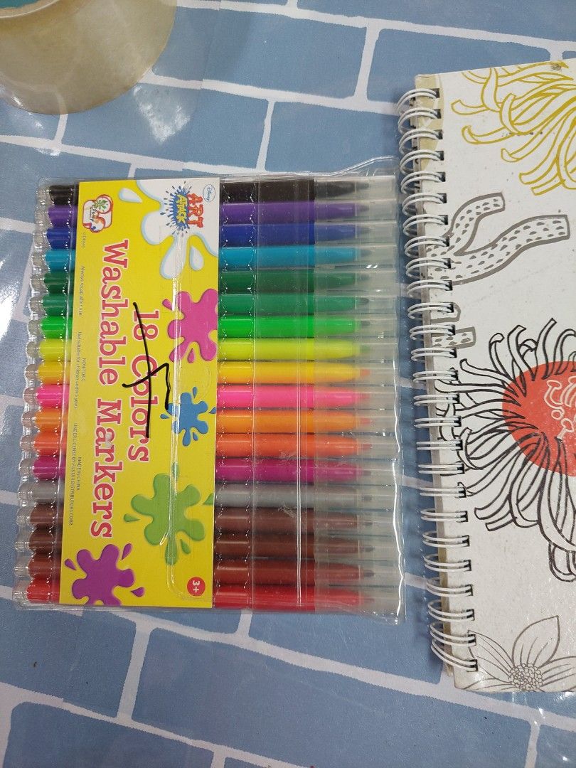 Notebook and marker, Hobbies & Toys, Stationary & Craft, Stationery ...