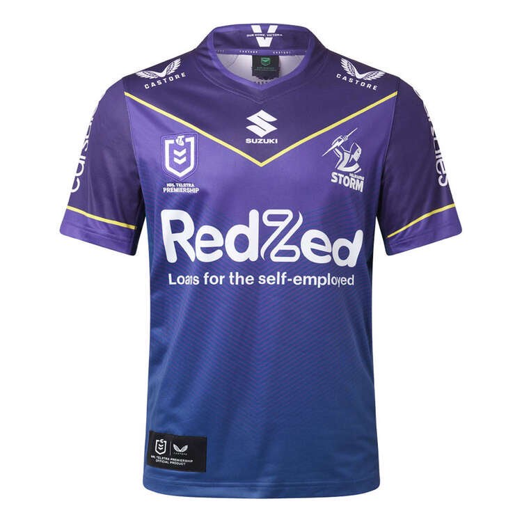 NRL Melbourne Storm Rugby Jersey, Men's Fashion, Activewear on Carousell