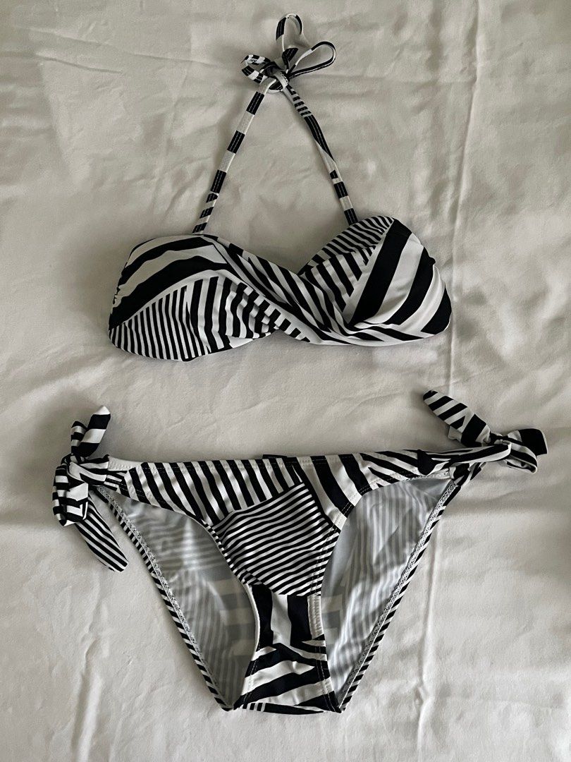 Black And White Bikini