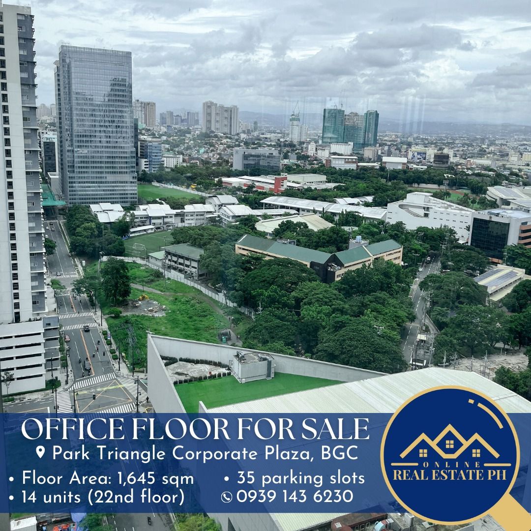 Office Floor Park Triangle Corporate Plaza BGC, Property, For Sale ...
