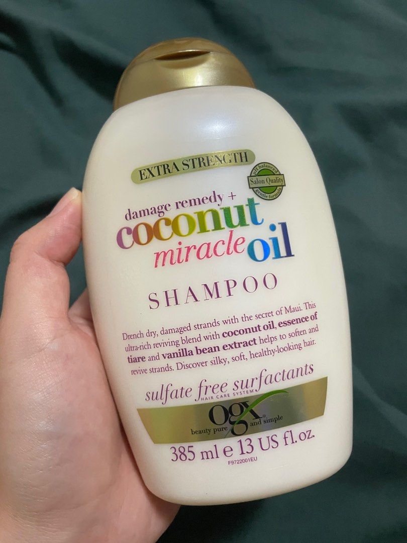 OGX Coconut Miracle Oil Shampoo & Conditioner, Beauty & Personal Care ...