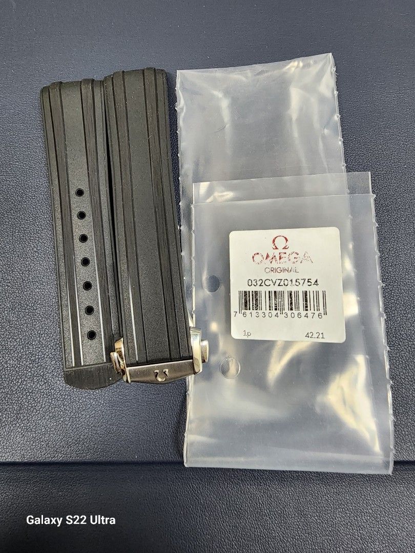 Omega Rubber Strap/Deployant, Women's Fashion, Jewelry & Organizers ...