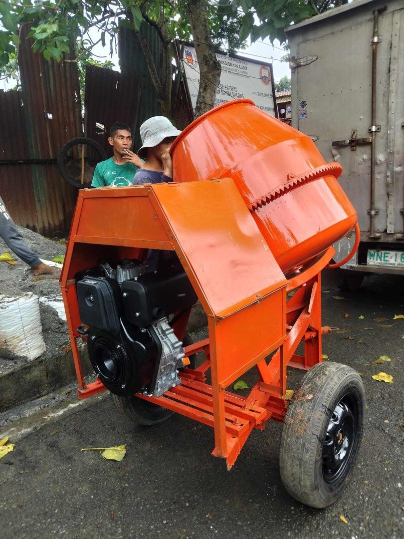 One Bagger Cement Mixer w/ Hakata Japan Diesel Engine 10hp, Commercial ...