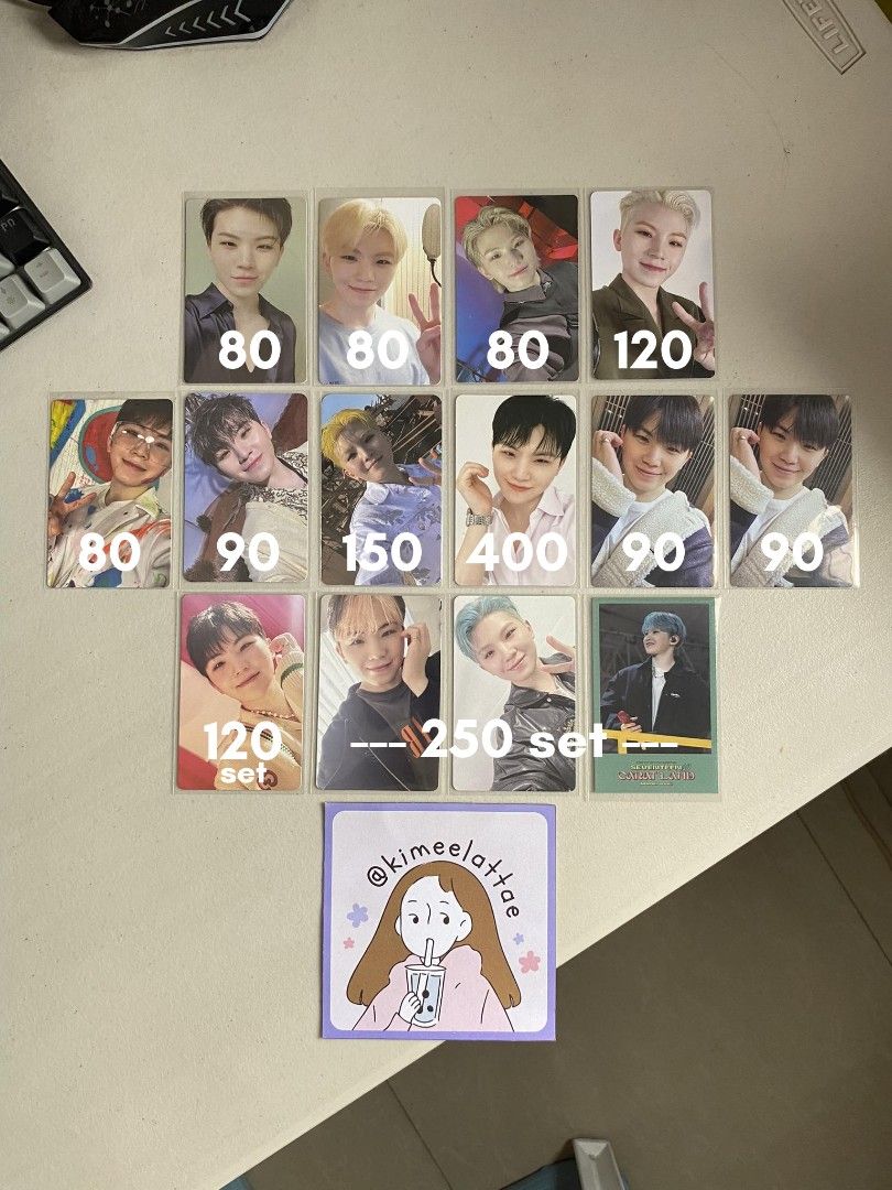 [ONHAND] SEVENTEEN SVT WOOZI ASSORTED PHOTOCARD PC - An Ode, Semicolon, Attacca, Power Of Love ...