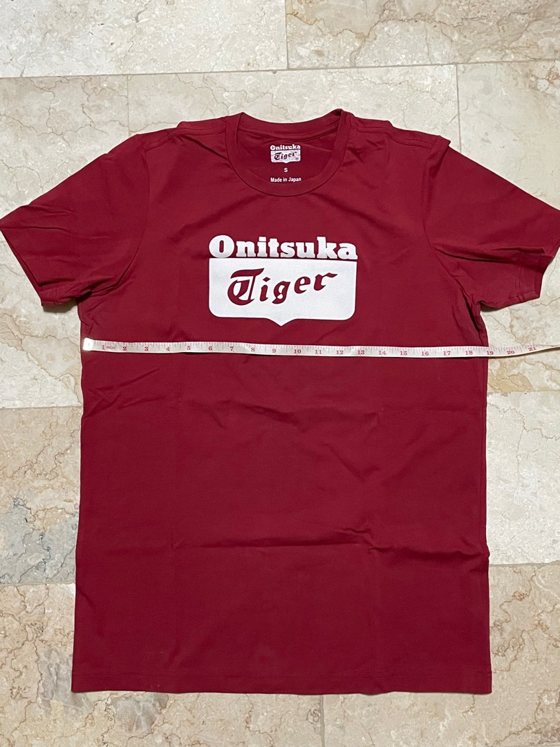 ONITSUKA TIGER Red Shirt on Carousell