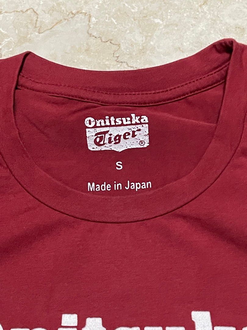 ONITSUKA TIGER Red Shirt on Carousell