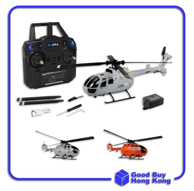 [訂購Order] RC ERA C186 BO-105 4通遙控像真直升機 (適合新手入門) RC ERA C186 BO-105 4 ...