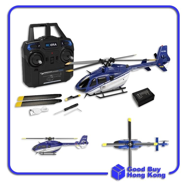 [訂購Order] RC ERA C187 EC135 4通遙控像真直升機 (適合新手入門) RC ERA C187 EC135 4-channel Realistic Scale RC ...