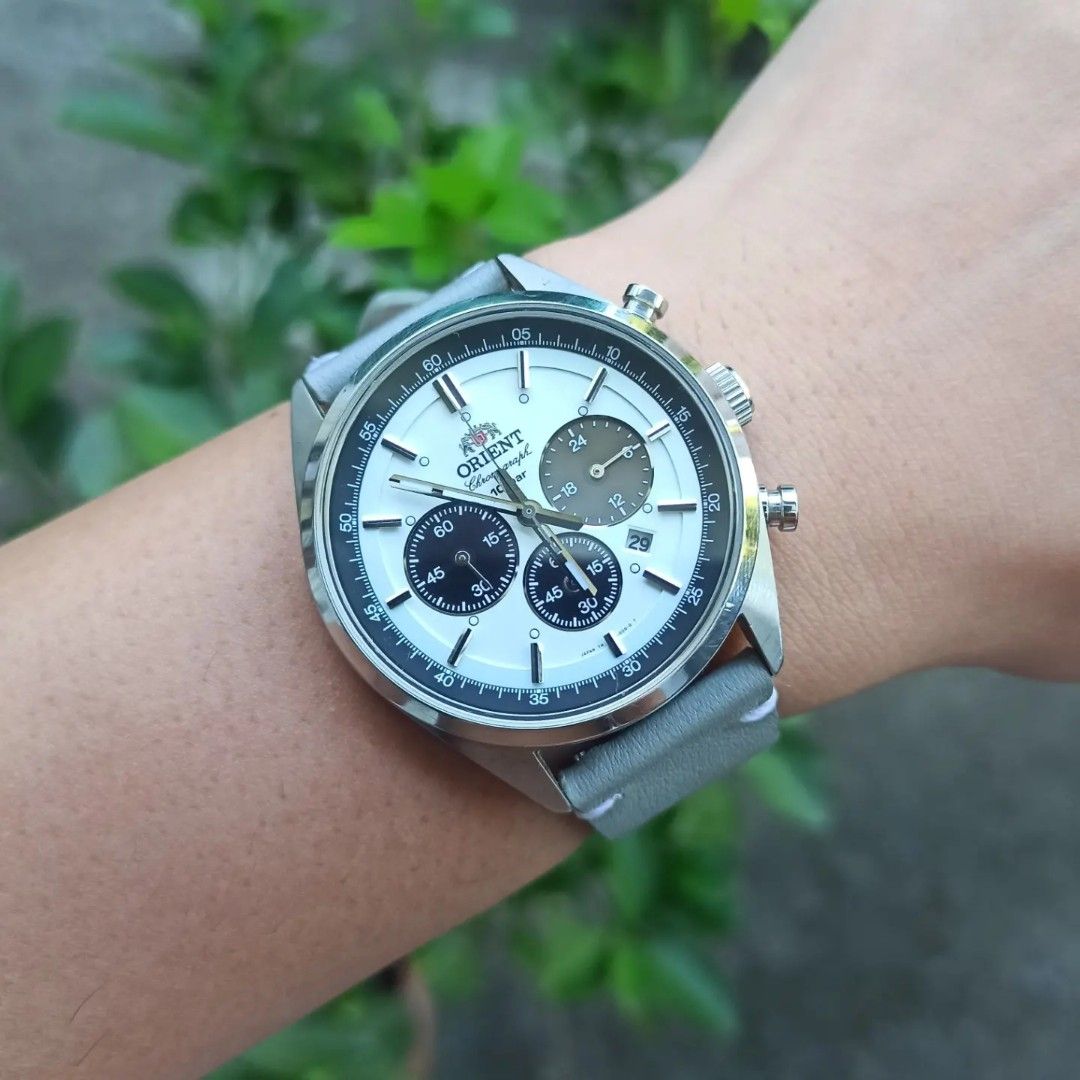 Orient - Panda Chronograph Neo 70s - Solar - wv0041tx, Men's Fashion ...