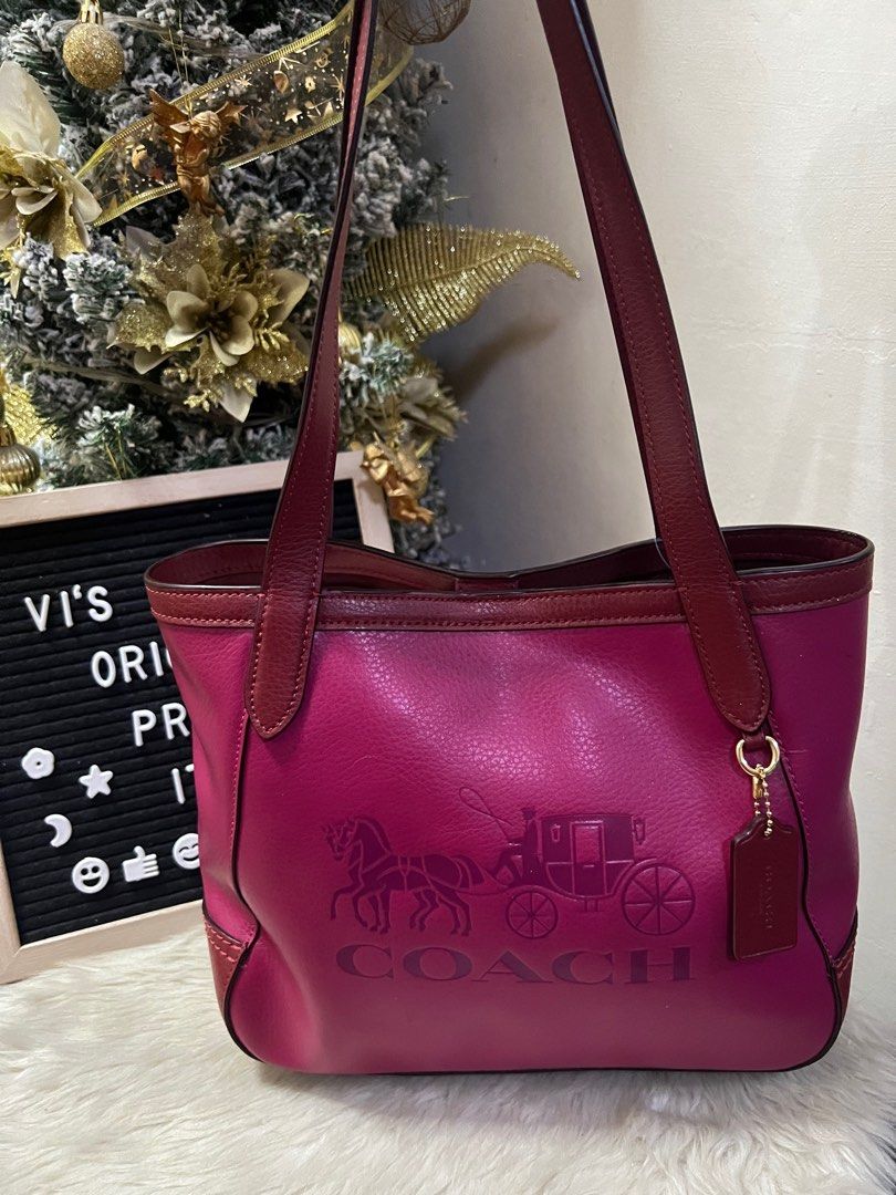Orig Coach C5775 horse and carriage tote 27, Luxury, Bags & Wallets on ...