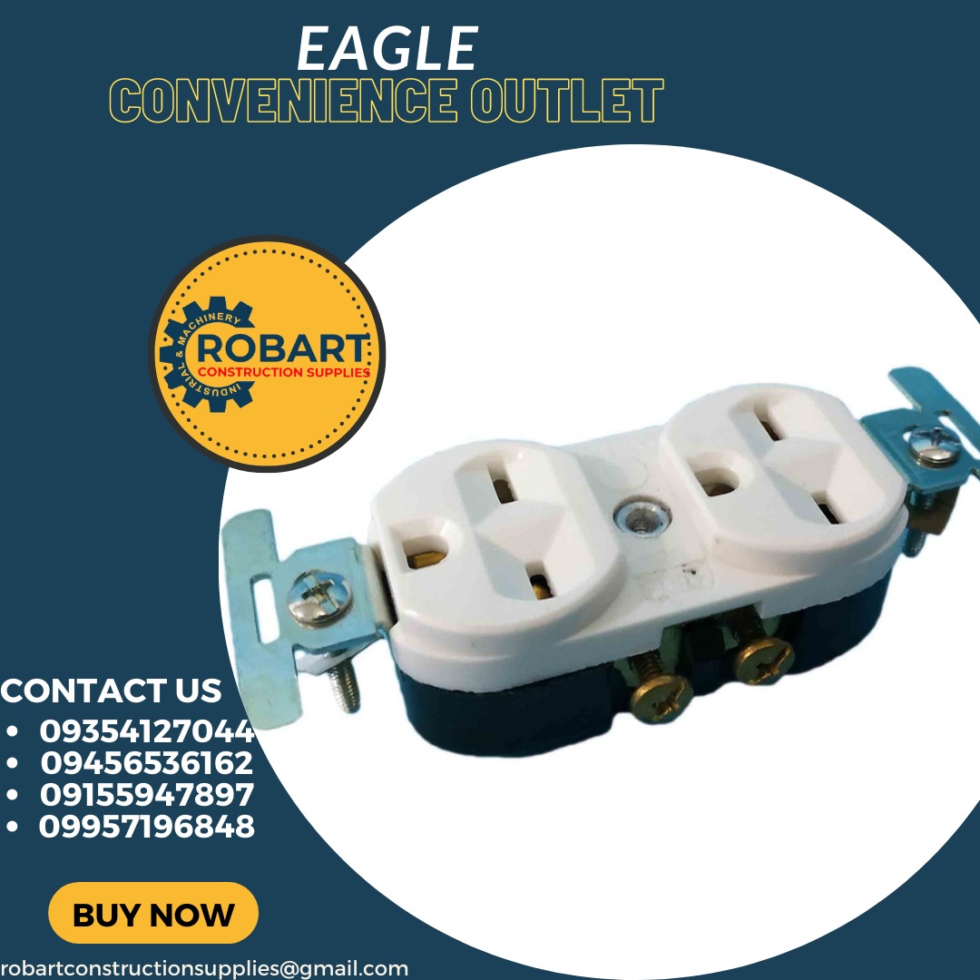 ORIGINAL EAGLE CONVENIENCE OUTLET 2 GANG TANDEM GROUNDING, Commercial ...