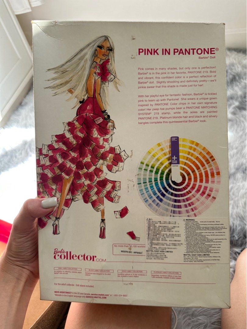 Pantone PINK Barbie, 興趣及遊戲, 玩具 & 遊戲類 - Carousell
