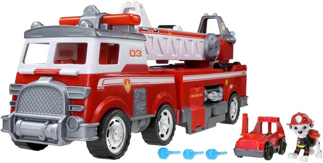 Paw Patrol Ultimate DX Rescue Vehicle Marshall Ultimate Fire Truck with ...