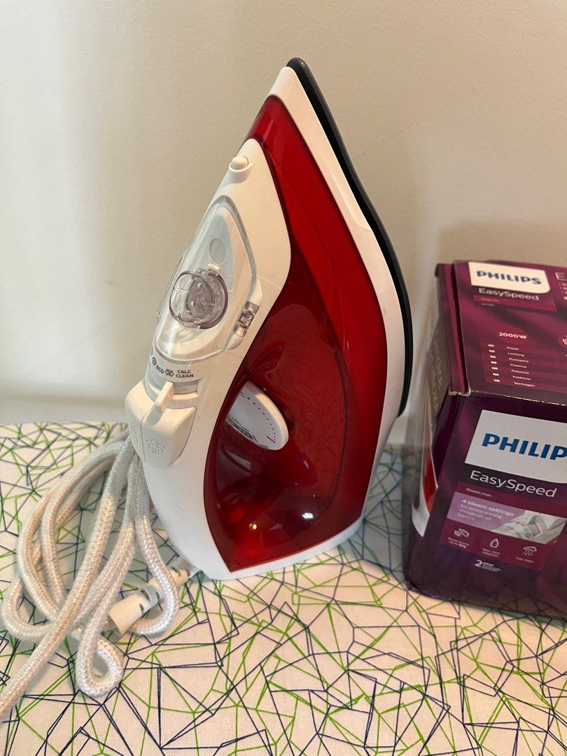 Philips iron and ikea ironing board, Furniture & Home Living, Cleaning ...