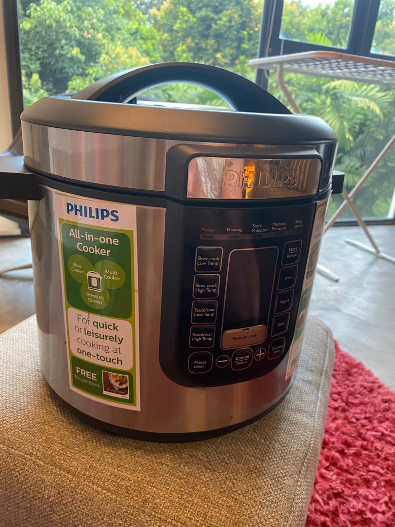 Philips pressure cooker 6L 1000W, TV & Home Appliances, Kitchen ...