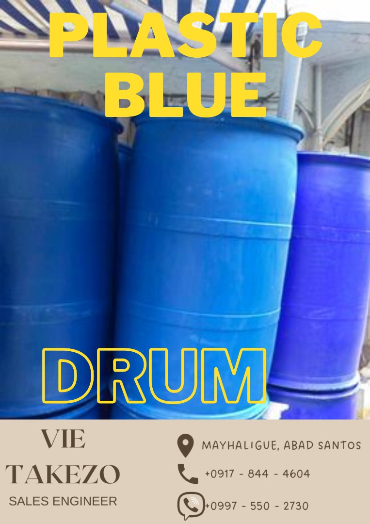 PLASTIC BLUE DRUM, Commercial & Industrial, Industrial Equipment on ...