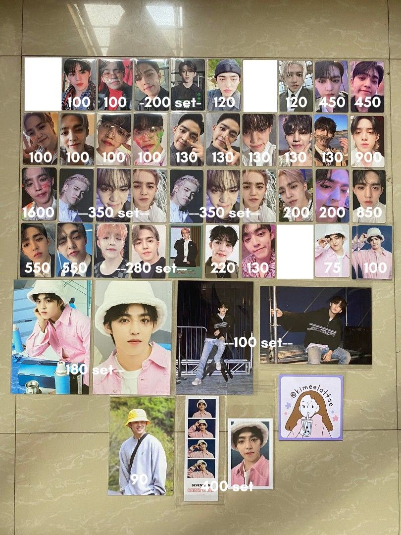 [PLEASE READ DESCRIPTION] SEVENTEEN SVT WONWOO ASSORTED PHOTOCARD PC - Your Choice One Side ...