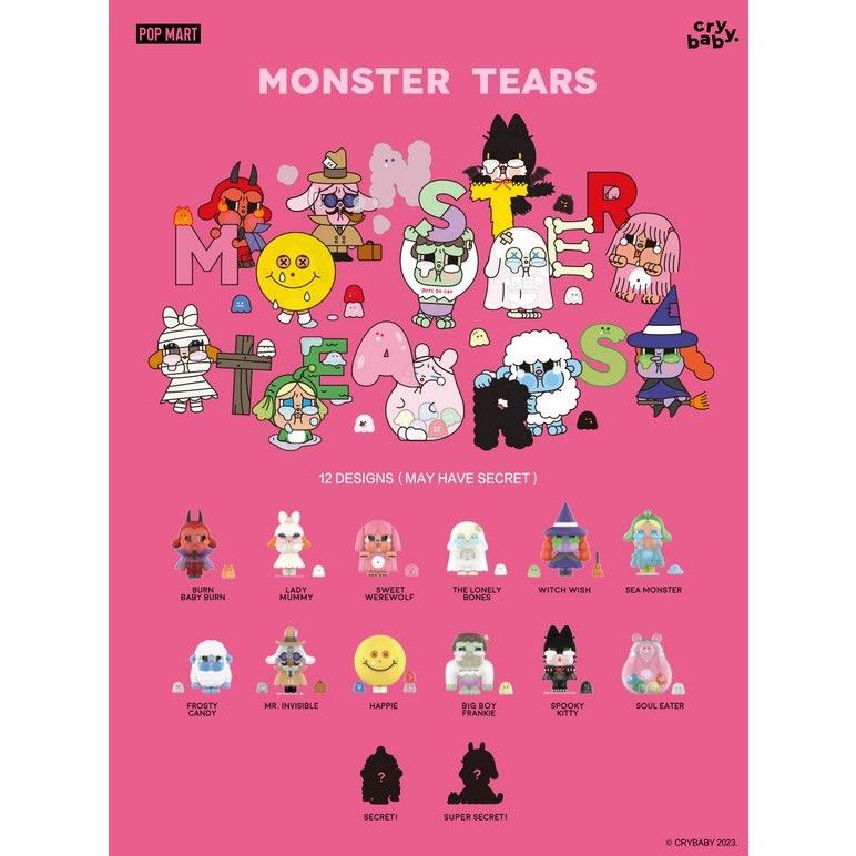 popmart crybaby monster tears (burn baby burn & spooky kitty) TRADE ...