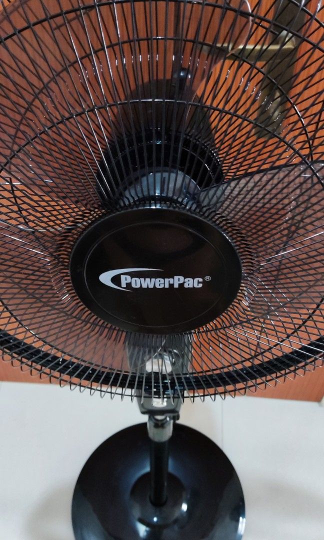 Powerpac 16" stand fan PPFS 30, Furniture & Home Living, Lighting ...