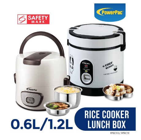 PowerPac Rice Cooker/Lunch Box 0.6L/1.2L-PPRC09/PPRC113 HKS2219, TV ...