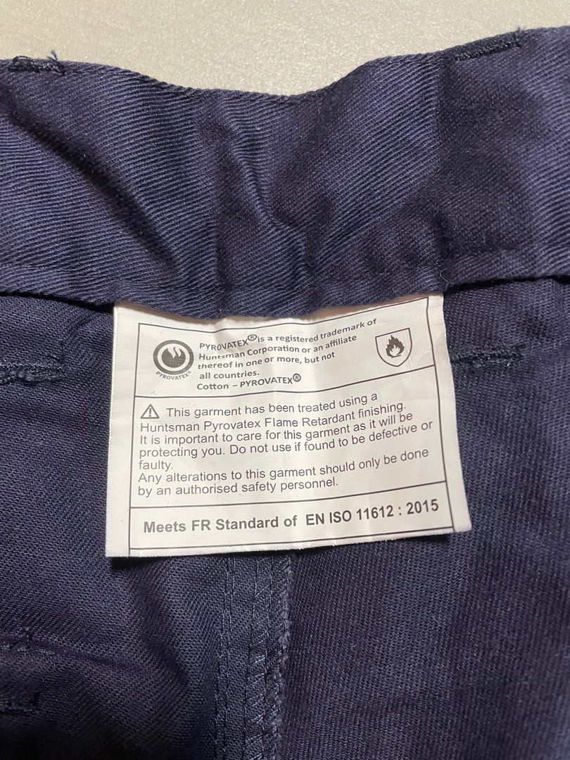 PPE FRC Fire rated/ fire resistance set, shirt and pants, Men's Fashion ...